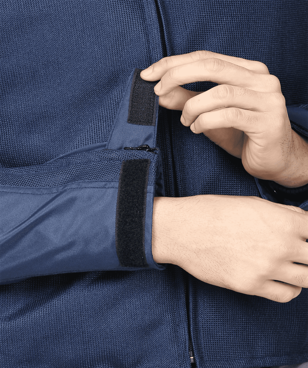 Solace Thrift Mesh Jacket Schema Blue - Open Road Pune | Riding Gear