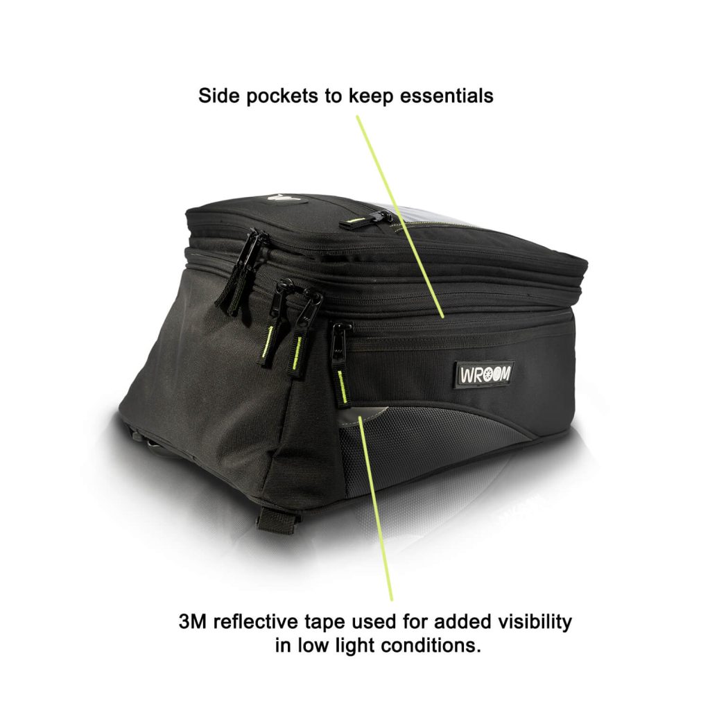 Wroom Jarvis Universal Non Magnetic Tank Bag 2.0 - Open Road Pune ...