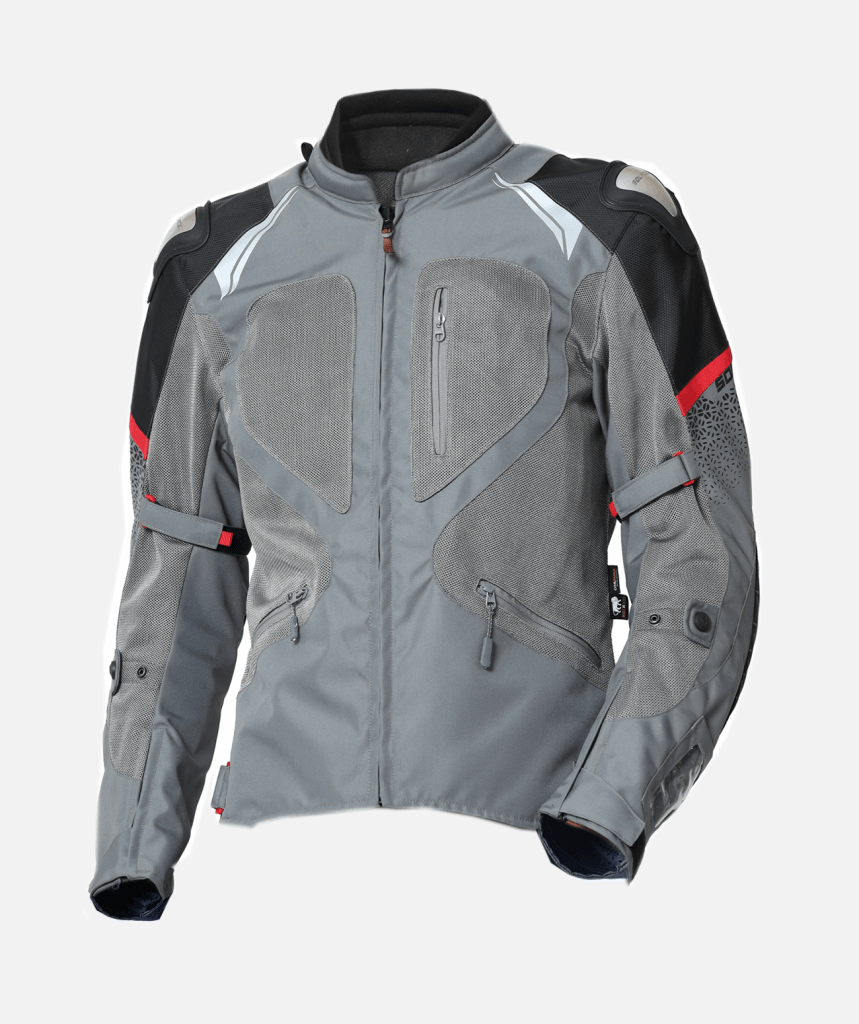 Solace Sabre Jacket Pro V5 (Grey) - Open Road Pune | Riding Gear